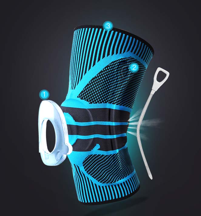 Professional Knee Pads Basketball Leg Sleeve Compression Pad ( Buy 1 ...